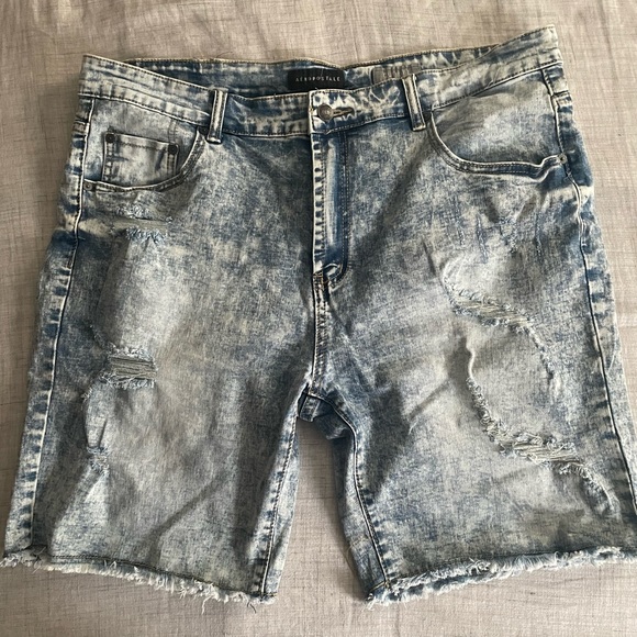 Aeropostale | Shorts | Mens Acid Washed Jean Shorts | Poshmark